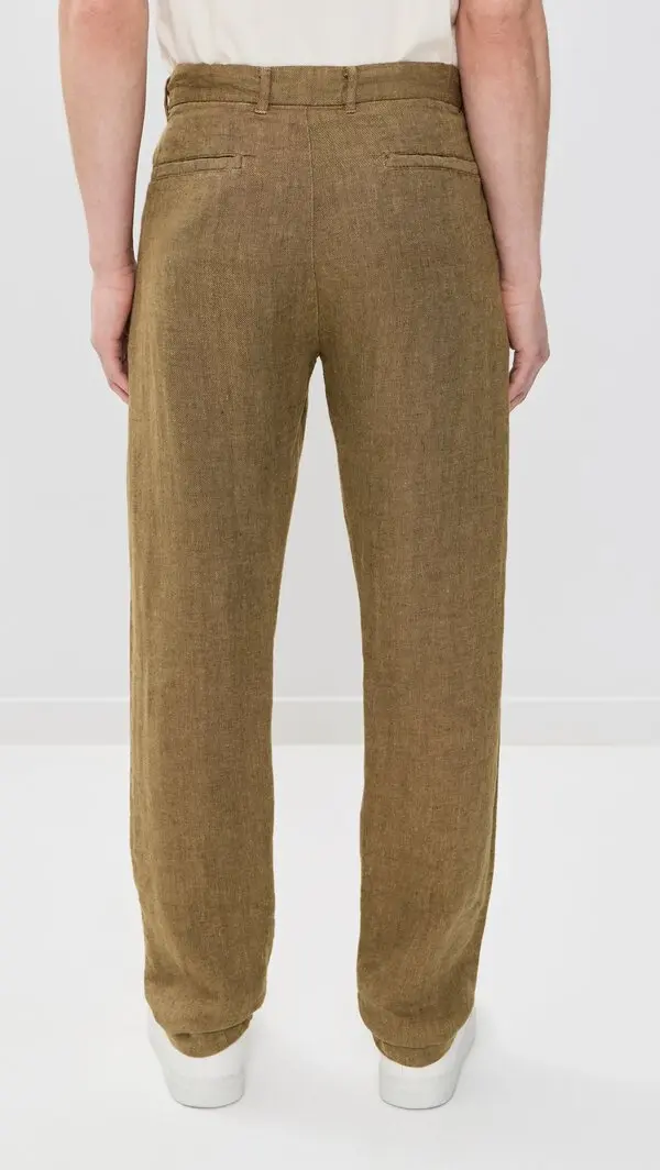 ALEX CRANE Pleated Alta Trousers