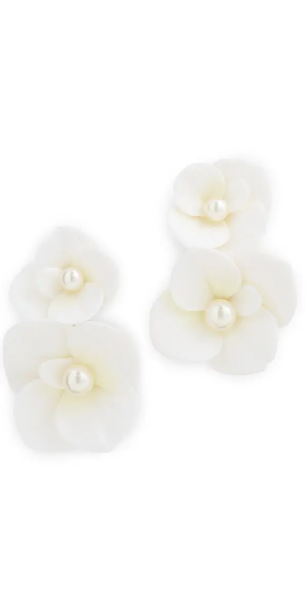 JENNIFER BEHR Aylani Earrings - Cream