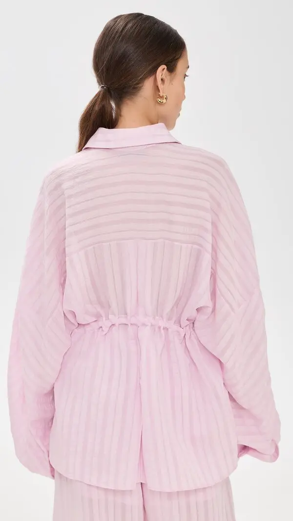 THE LATEST Dalida Fluid Stripe Shirt