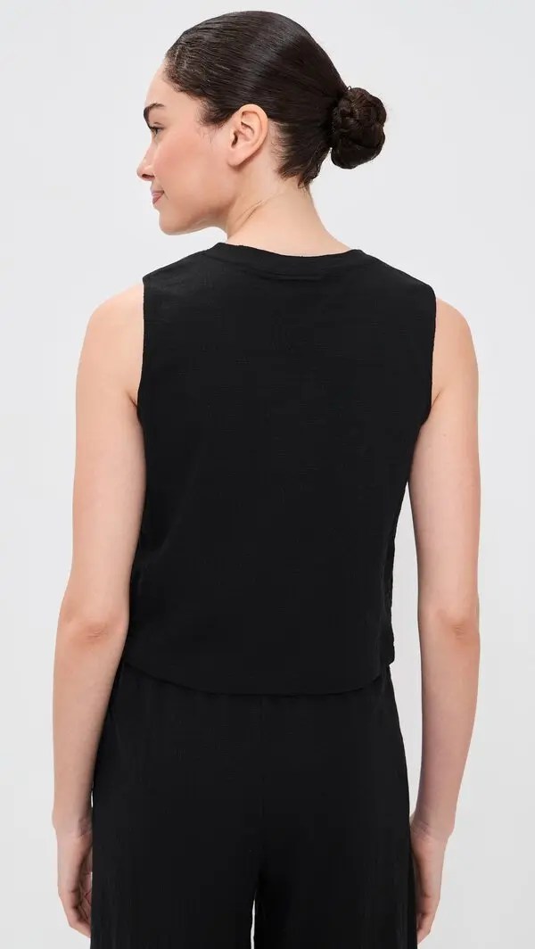 Z Supply Textured Sleeveless Top - Black