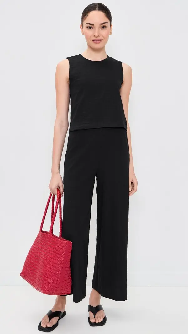Z Supply Textured Sleeveless Top - Black