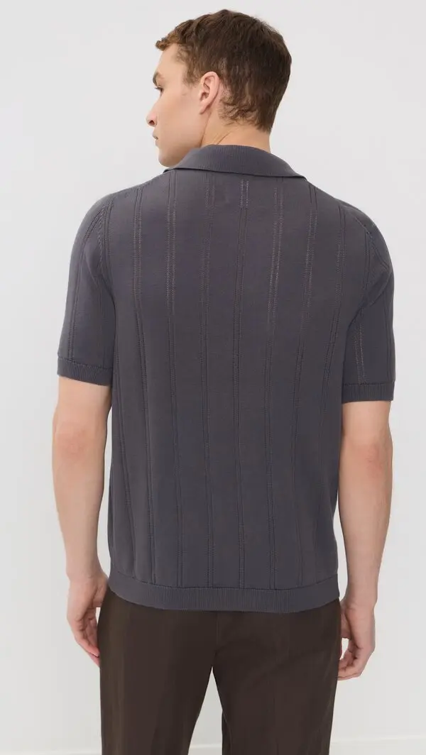 ALEX CRANE Lolo Sweater Polo - Ash