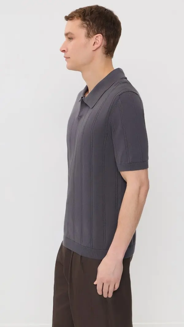 ALEX CRANE Lolo Sweater Polo - Ash