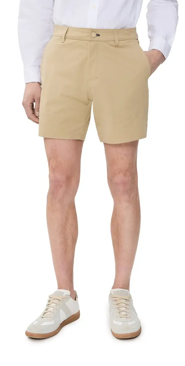 RHONE Commuter Flyweight 7 Shorts - Light Khaki