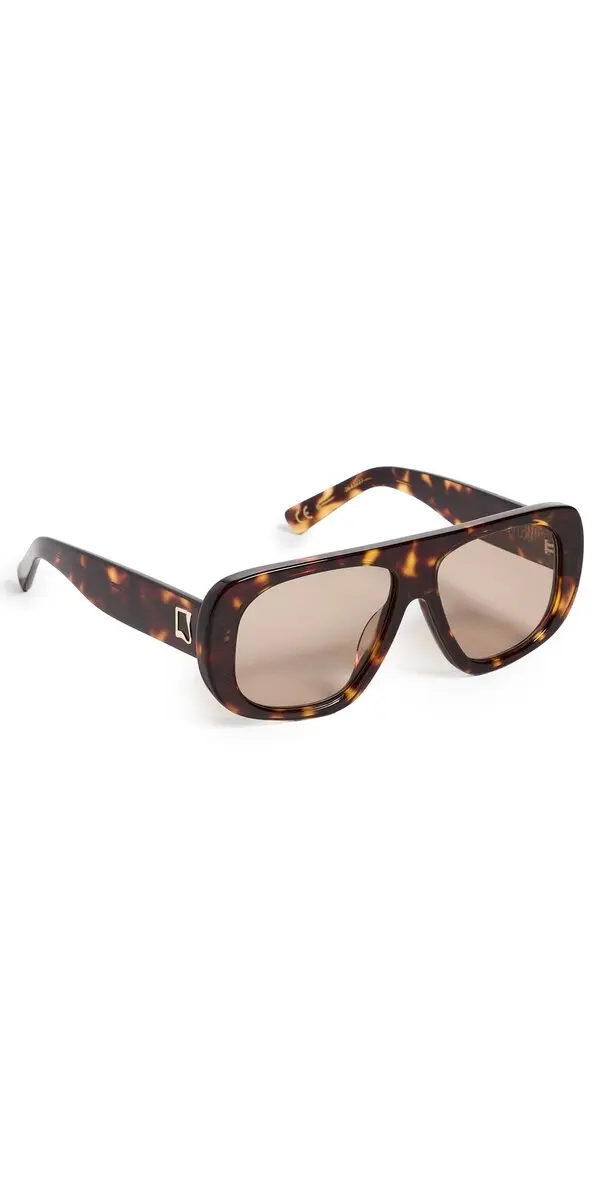 LUV LOU The Dionne Sunglasses - Crystal Tort