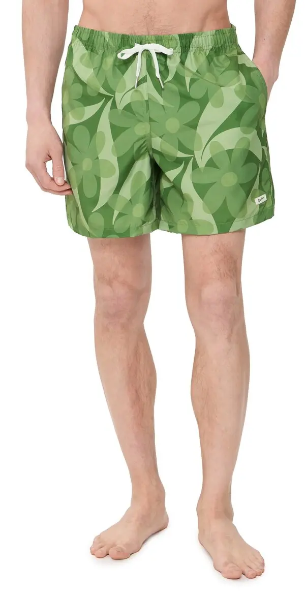 BATHER Classic Swim Trunks - Fern