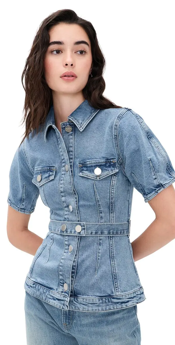 ALIGNE Jette Denim Shirt - Lightwash