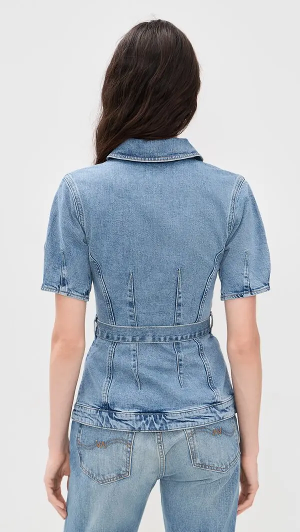 ALIGNE Jette Denim Shirt - Lightwash