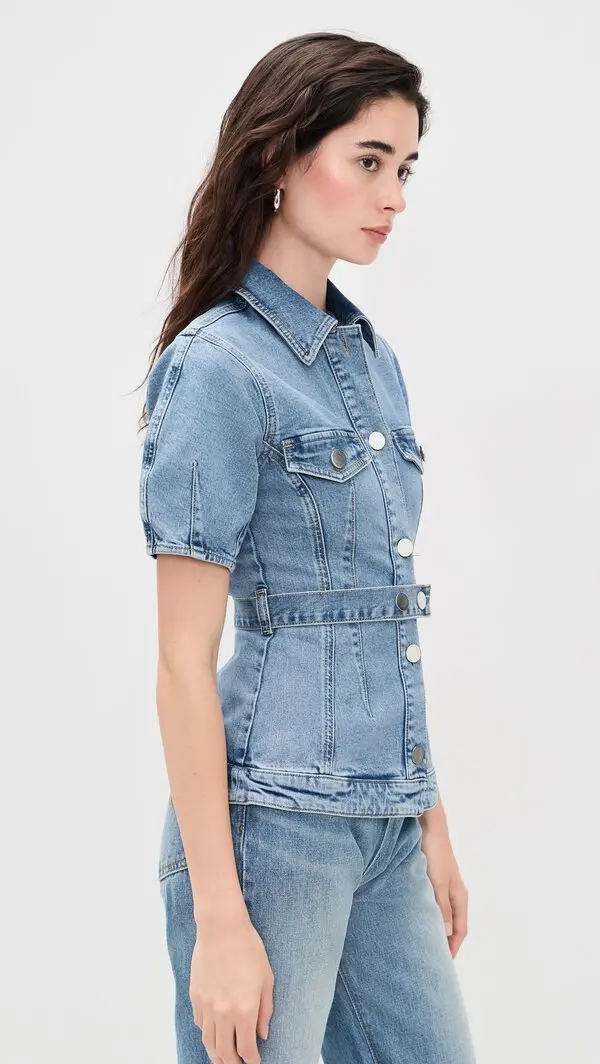 ALIGNE Jette Denim Shirt - Lightwash