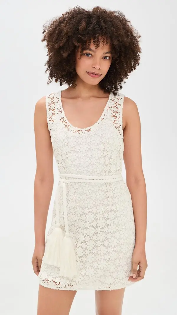 APIECE APART Rahel Tassel Mini Dress