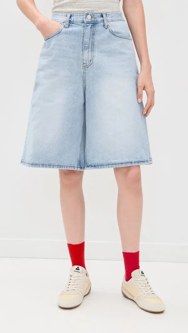 DUNST Relaxed Bermuda Denim Shorts