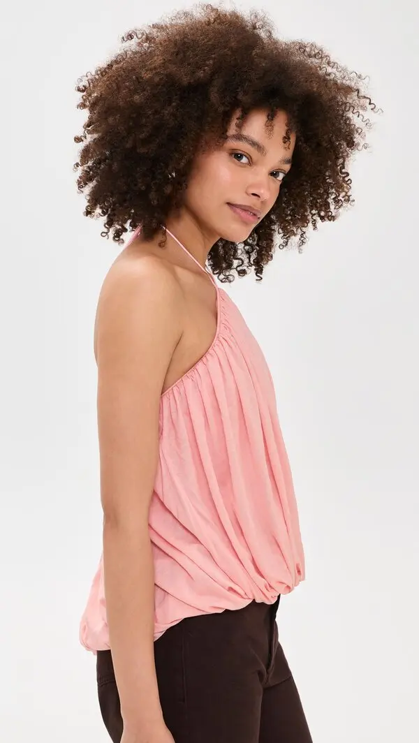 Rachel Comey Boba Halter Neck Bubble Hem Top