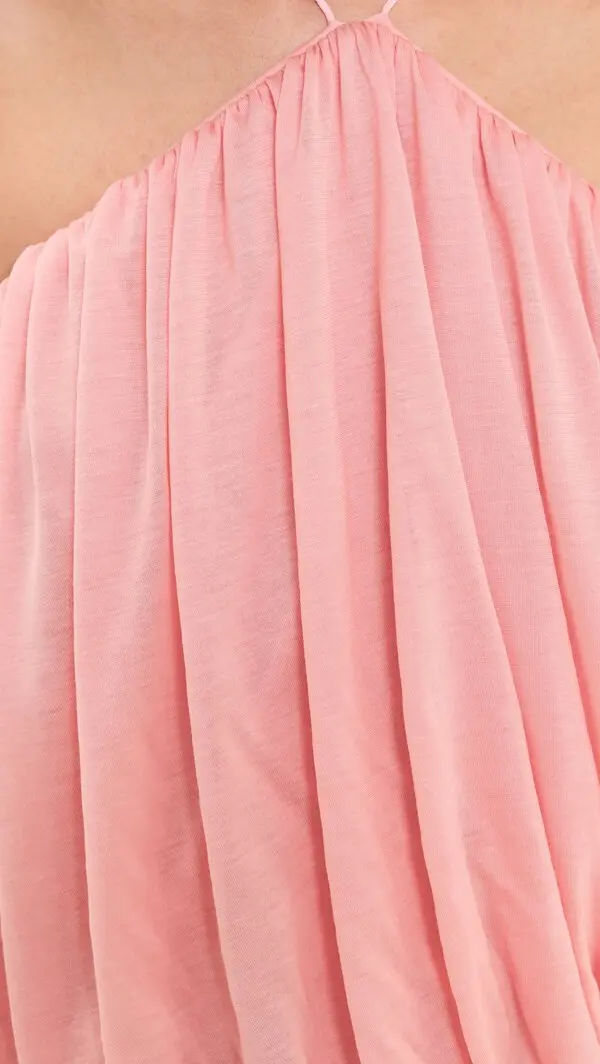 Rachel Comey Boba Halter Neck Bubble Hem Top