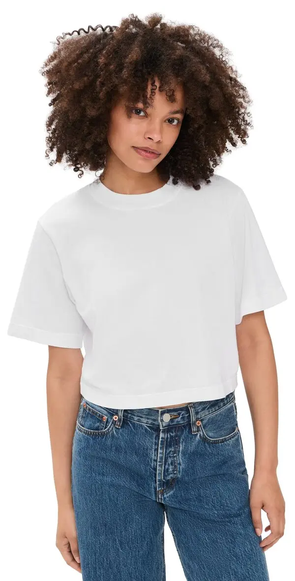 Cotton Citizen The Tokyo Crop Tee - White