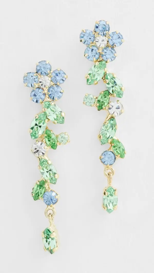 JENNIFER BEHR Jasmina Crystal Drop Earrings