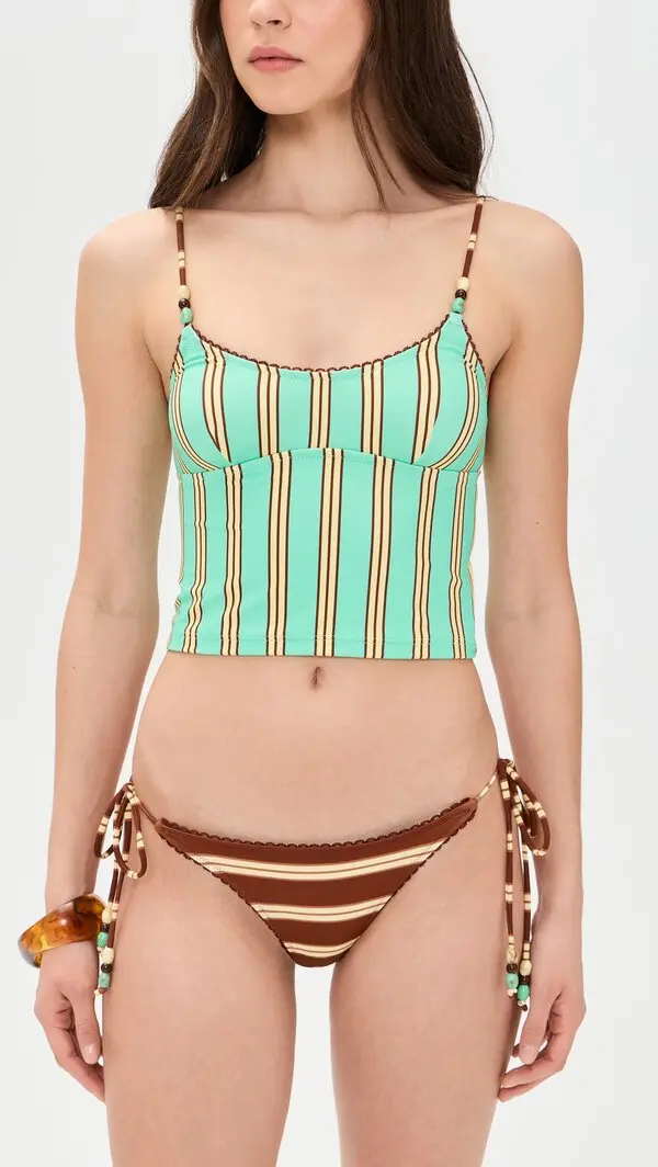 DAMSON MADDER Trudi Tankini Top - Mint