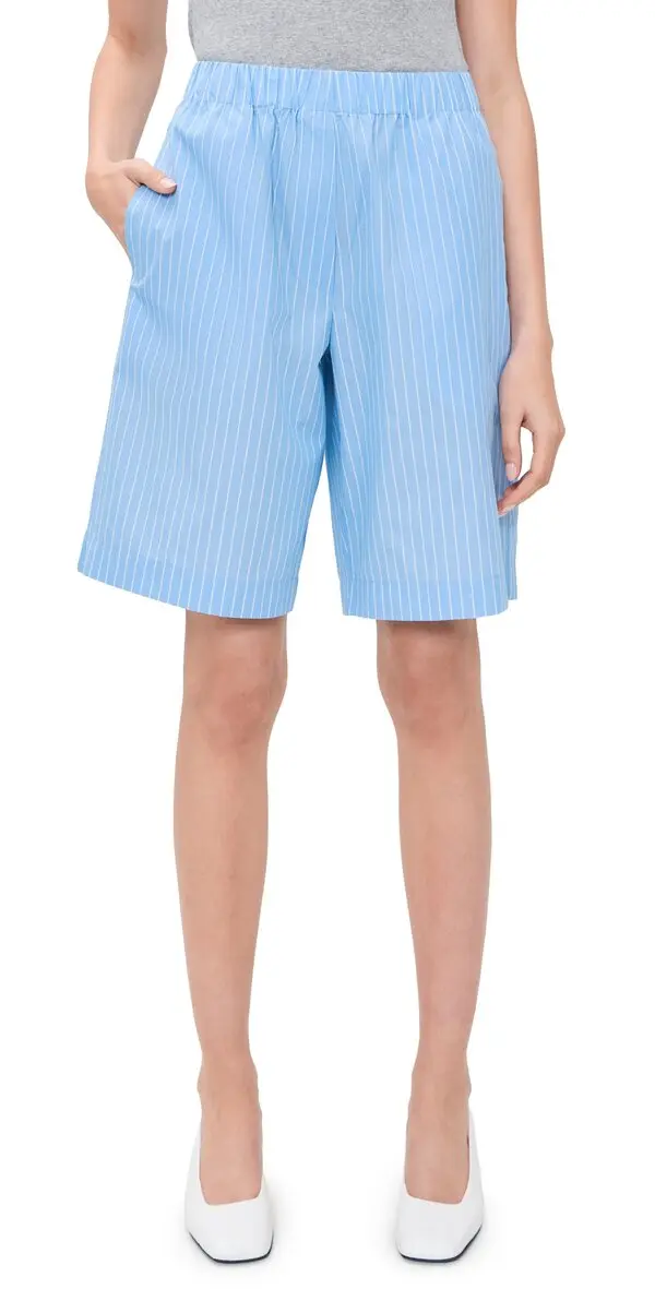 Secular Bermuda Shorts - Blue Stripe