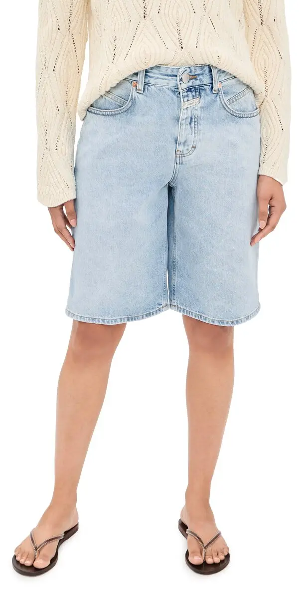 Closed Jenica Denim Shorts - Light Blue