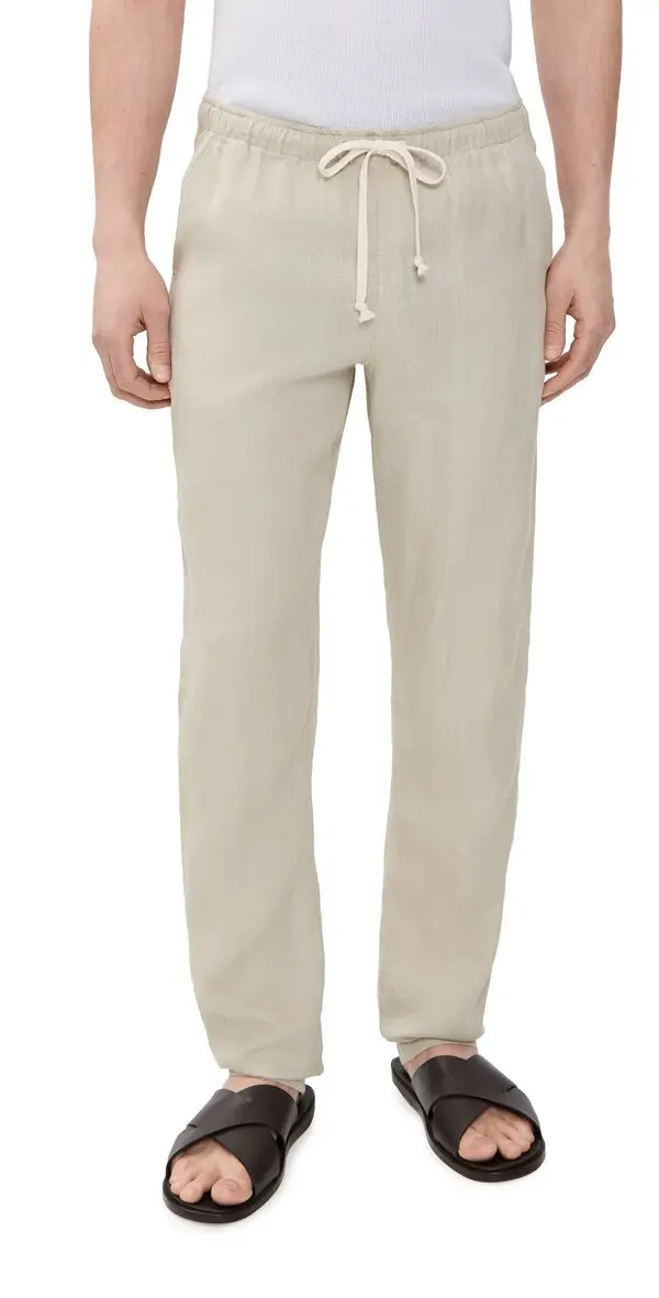 ALEX CRANE Linen Bo Pants - Bone