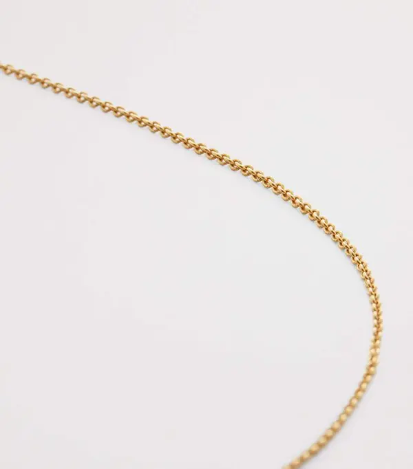 Monica Vinader Vermeil Fine Chain Necklace - Gold