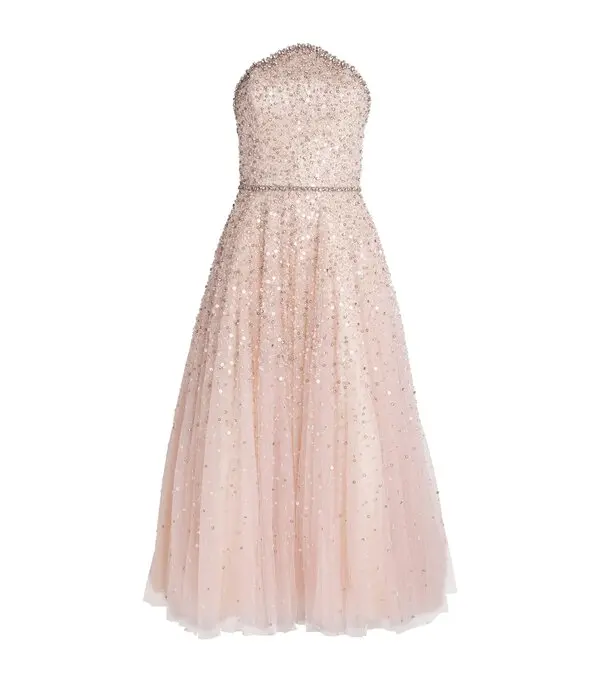 Sabina Bilenko Embellished Corset Nina Gown - Pink