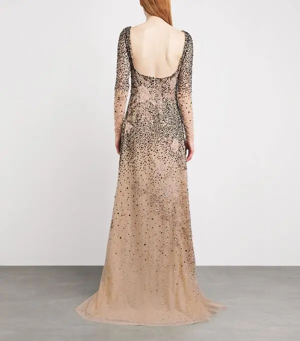 GEORGES HOBEIKA Embellished Gown