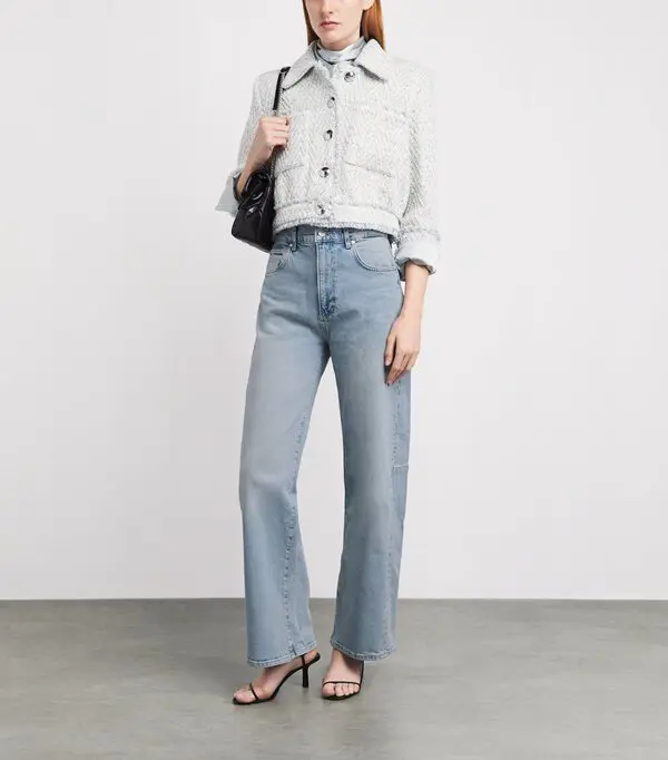 Paige Arellia Skimmer Barrel-leg Jeans - Blue