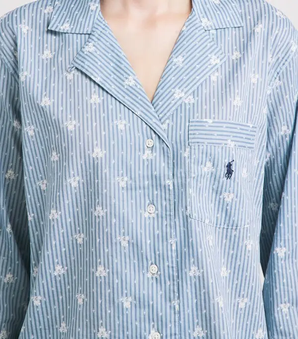 Polo Ralph Lauren Cotton Floral Stripe Pyjama Set
