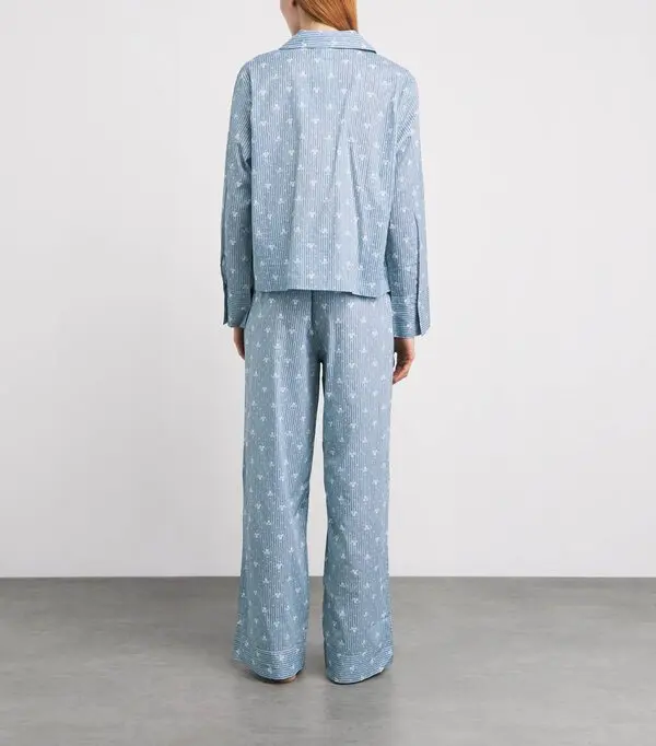 Polo Ralph Lauren Cotton Floral Stripe Pyjama Set