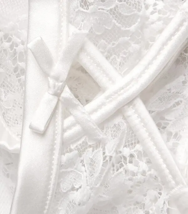 FLEUR DU MAL Lace Frankie Suspender Belt