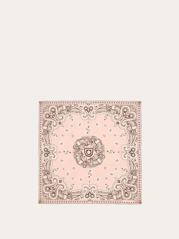 FERRAGAMO Arabesque Print Bandana - Pink