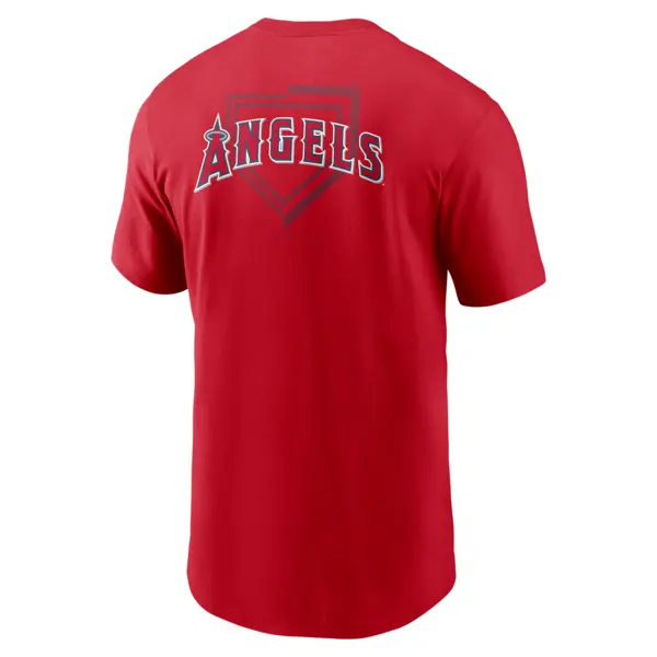 Nike Los Angeles Angels 2-hit Mlb T-shirt - Red