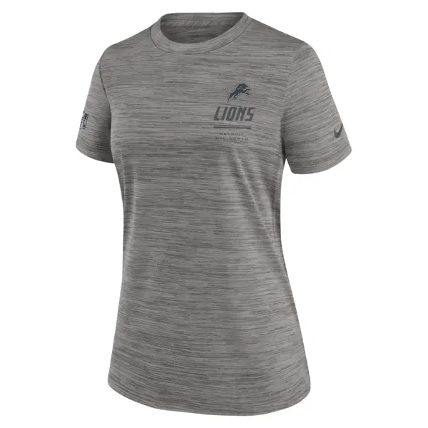 Nike Detroit Lions Sideline Velocity Dri-fit Nfl T-shirt - Grey