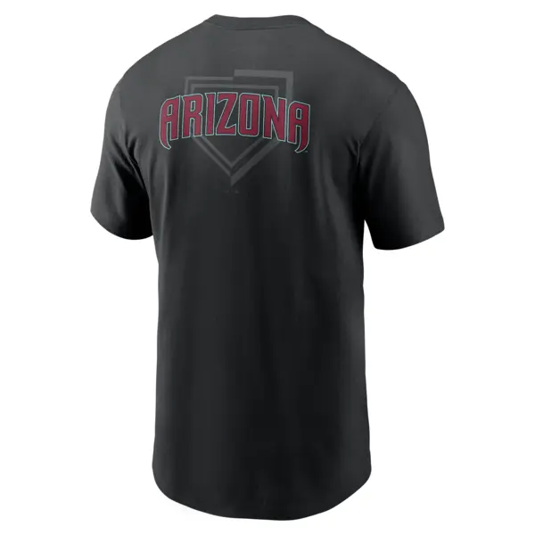 Nike Arizona Diamondbacks 2-hit Mlb T-shirt - Black