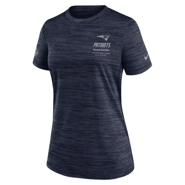 Nike New England Patriots Sideline Velocity Dri-fit Nfl T-shirt - Blue