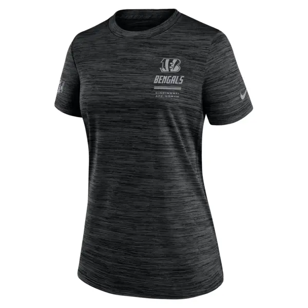 Nike Cincinnati Bengals Sideline Velocity Dri-fit Nfl T-shirt - Black