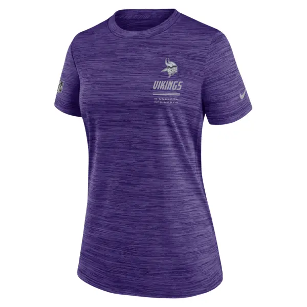 Nike Minnesota Vikings Sideline Velocity Dri-fit Nfl T-shirt - Purple