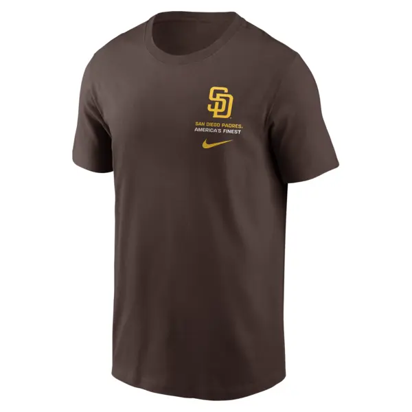 Nike San Diego Padres 2-hit Mlb T-shirt - Brown