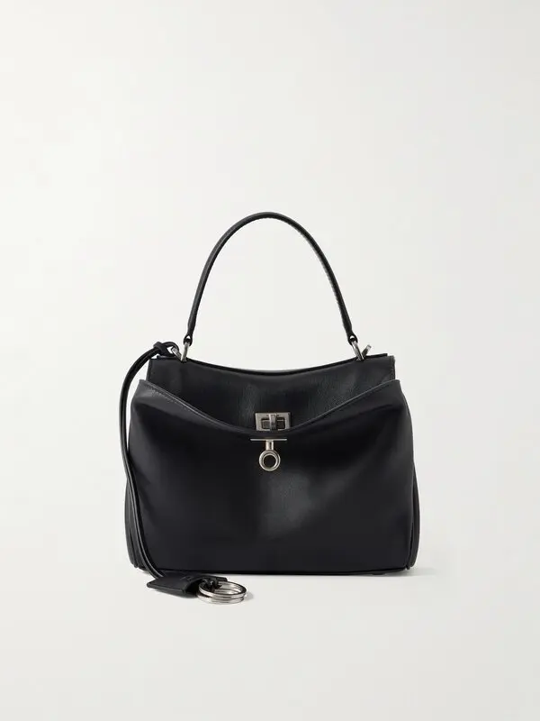 Balenciaga Rodeo Mini Leather Tote - Black