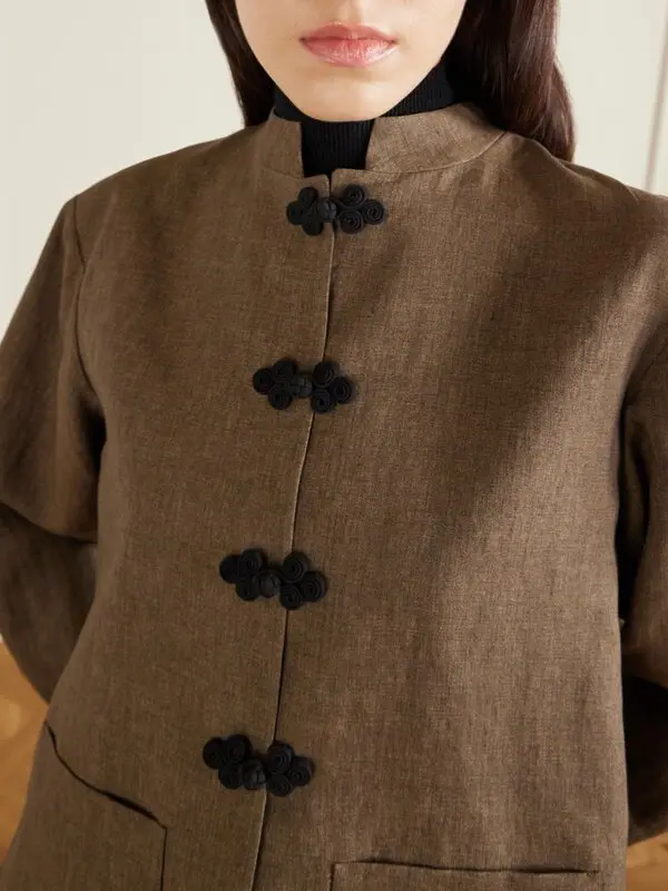 RÓHE Mandarin Linen-twill Jacket
