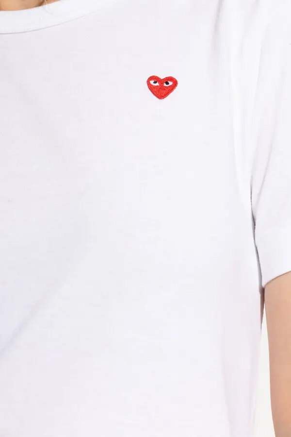 Play Comme Des Garcon T-shirt With Logo Patch