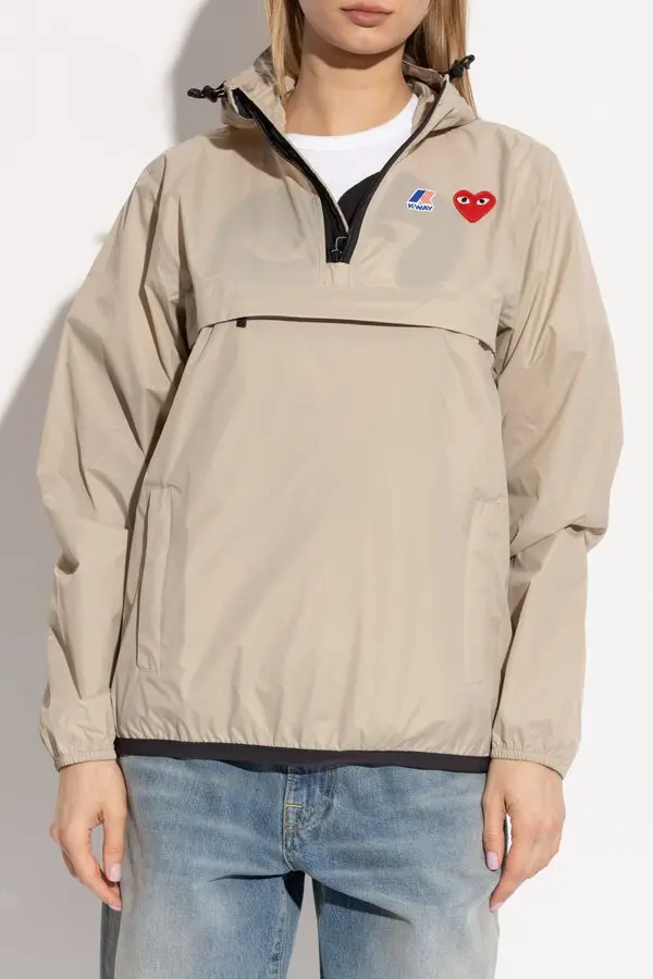 Play Comme Des Garcon Comme Des Garçons X K-way Waterproof Jacket