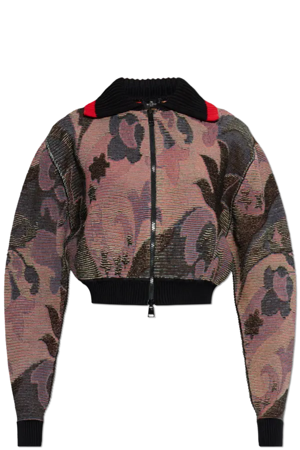 Etro Floral Abstract-patterned Cardigan - Multicolour