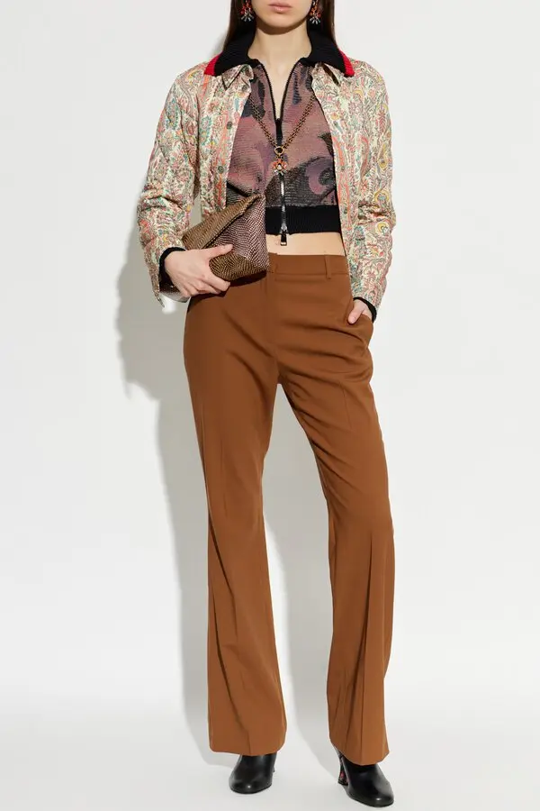 Etro Floral Abstract-patterned Cardigan - Multicolour