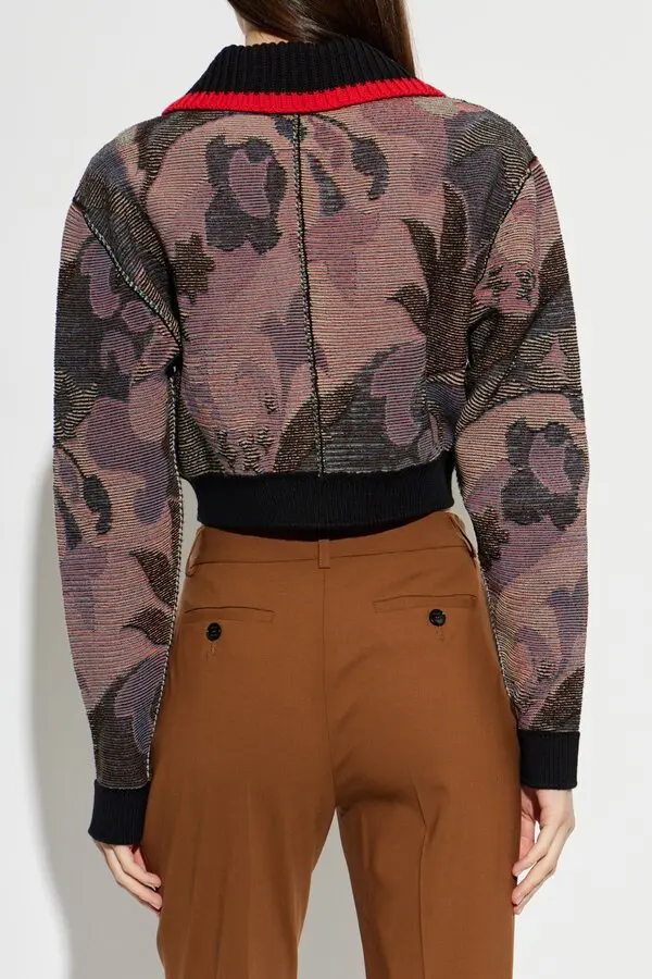 Etro Floral Abstract-patterned Cardigan - Multicolour
