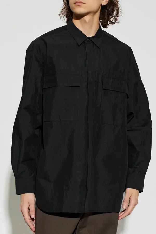 Comme Des Garçons Shirt With Pockets - Black