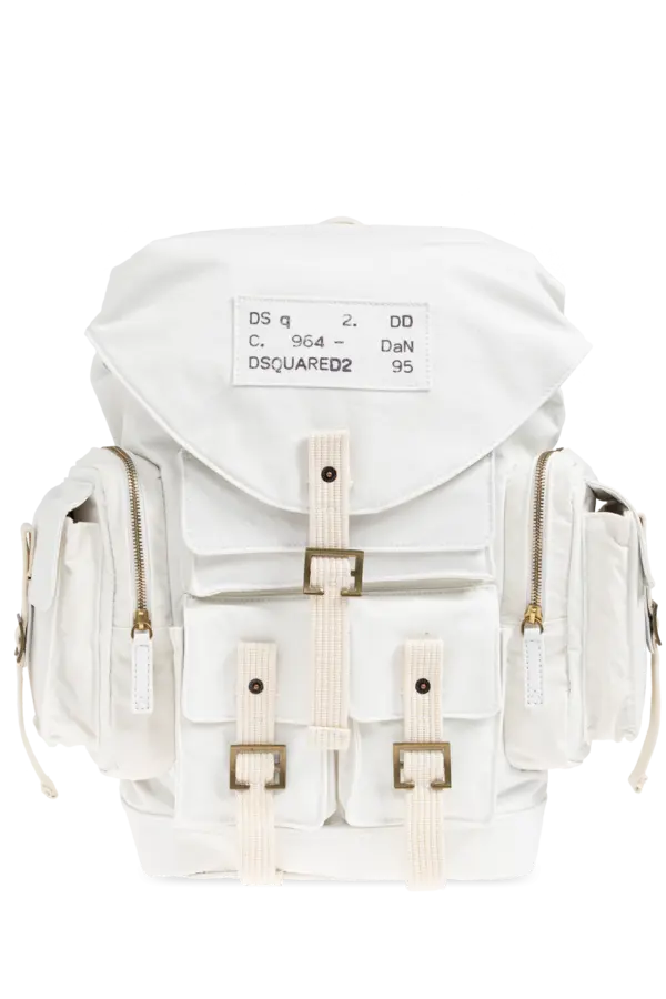 Dsquared2 Cargo Backpack - Cream