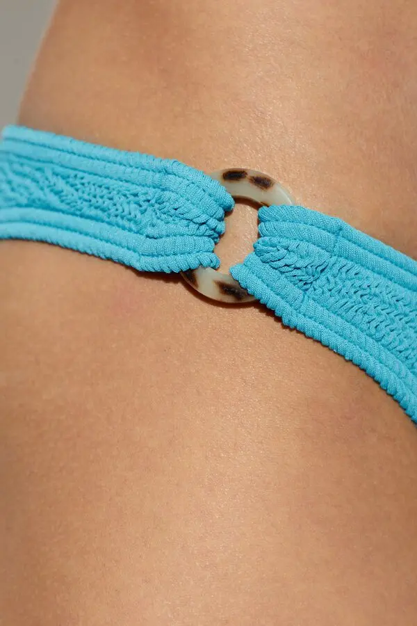 Bond Eye Ring Scene Bikini Bottom - Blue