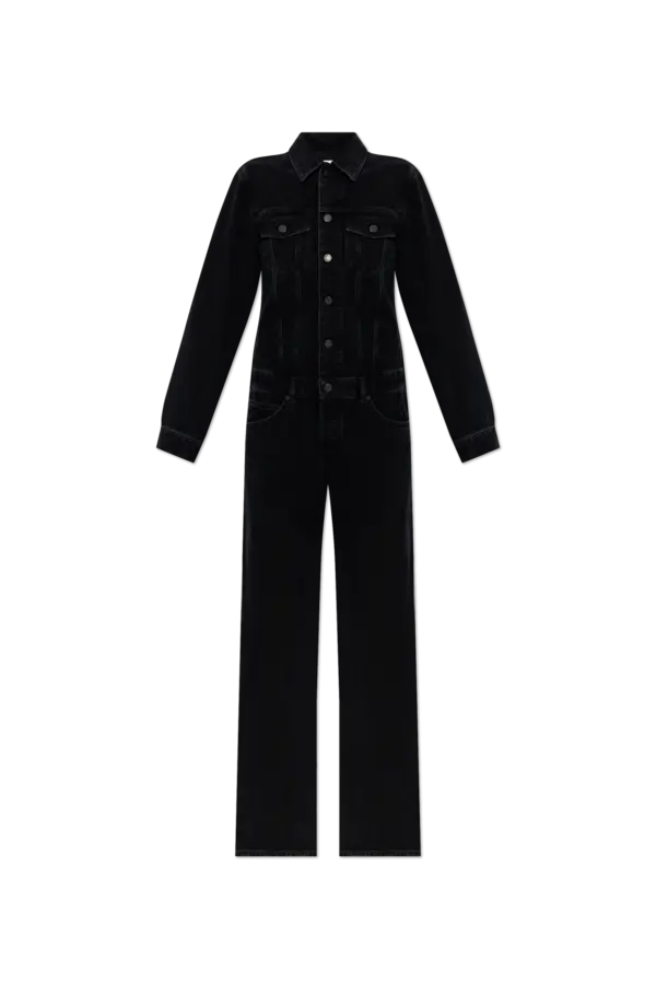 AGOLDE Raven Denim Jumpsuit - Black