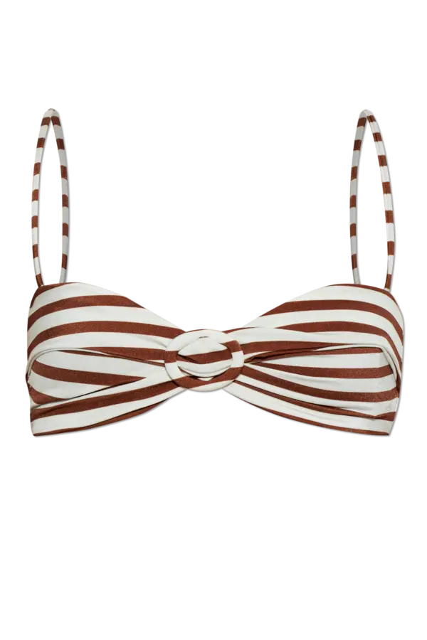 Cult Gaia Alouette Bikini Top - Brown
